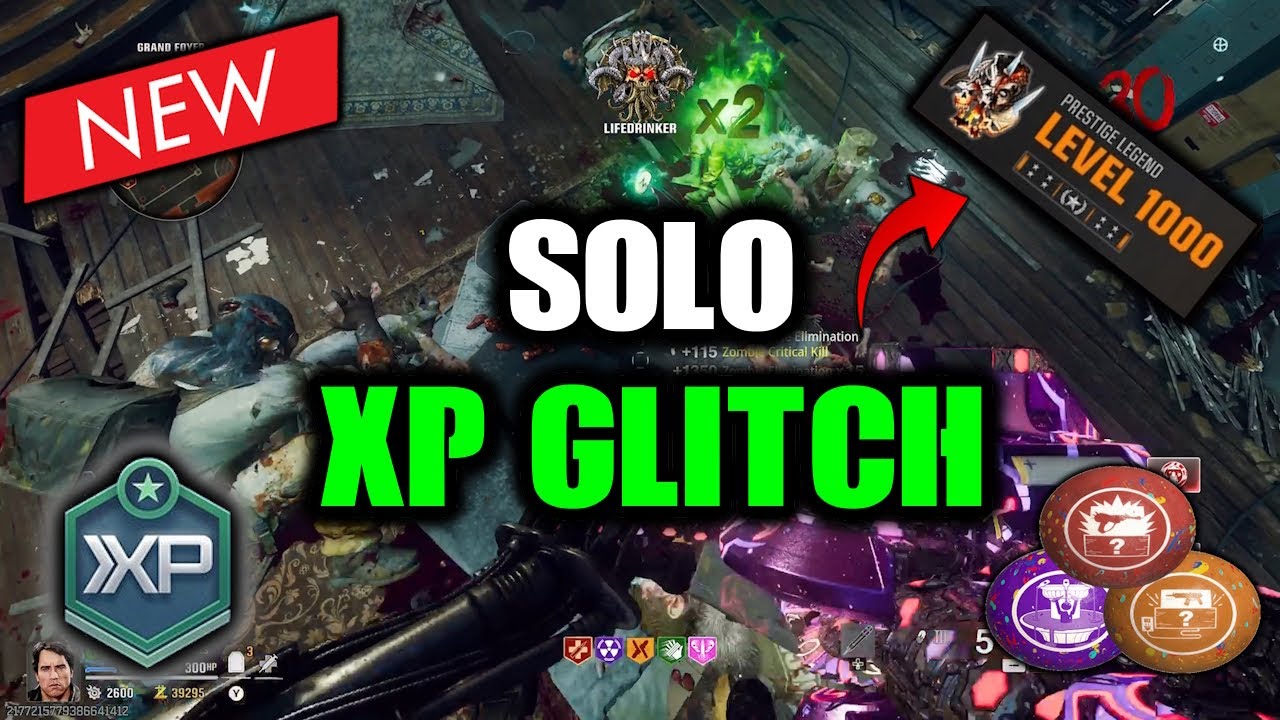 *NEW* SOLO INFINITE XP GLITCH BO6! EASY SOLO XP & ROUND GLITCH/EXPLOIT! (EASY LEVEL 1000 GLITCH ...