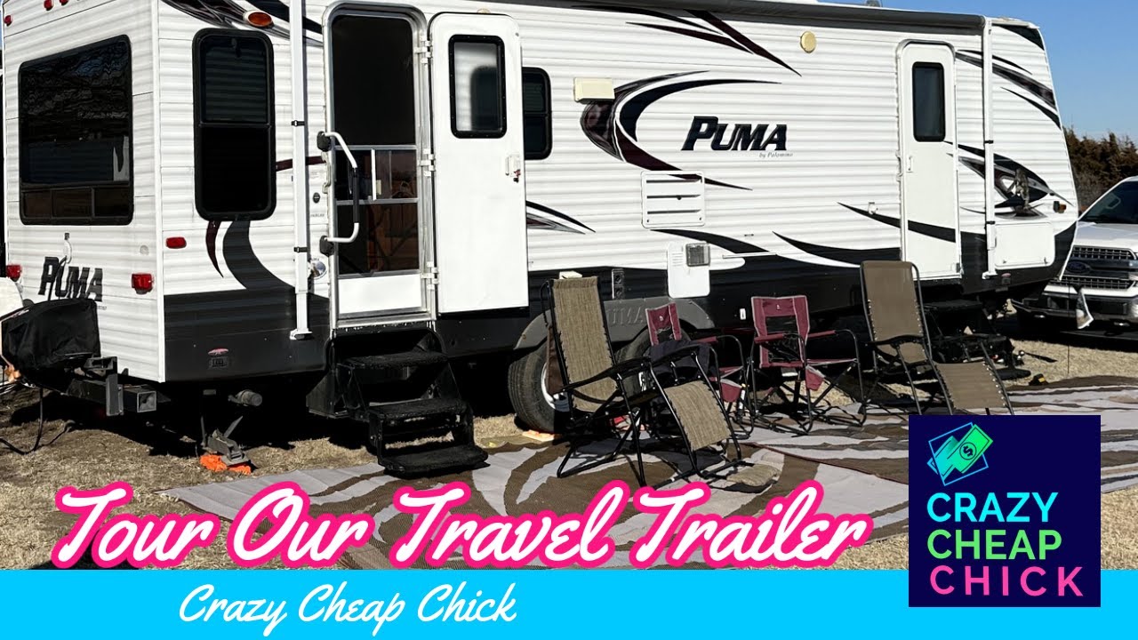 Come Tour My Travel Trailer! Crazy Cheap Chick Saves Money While ...