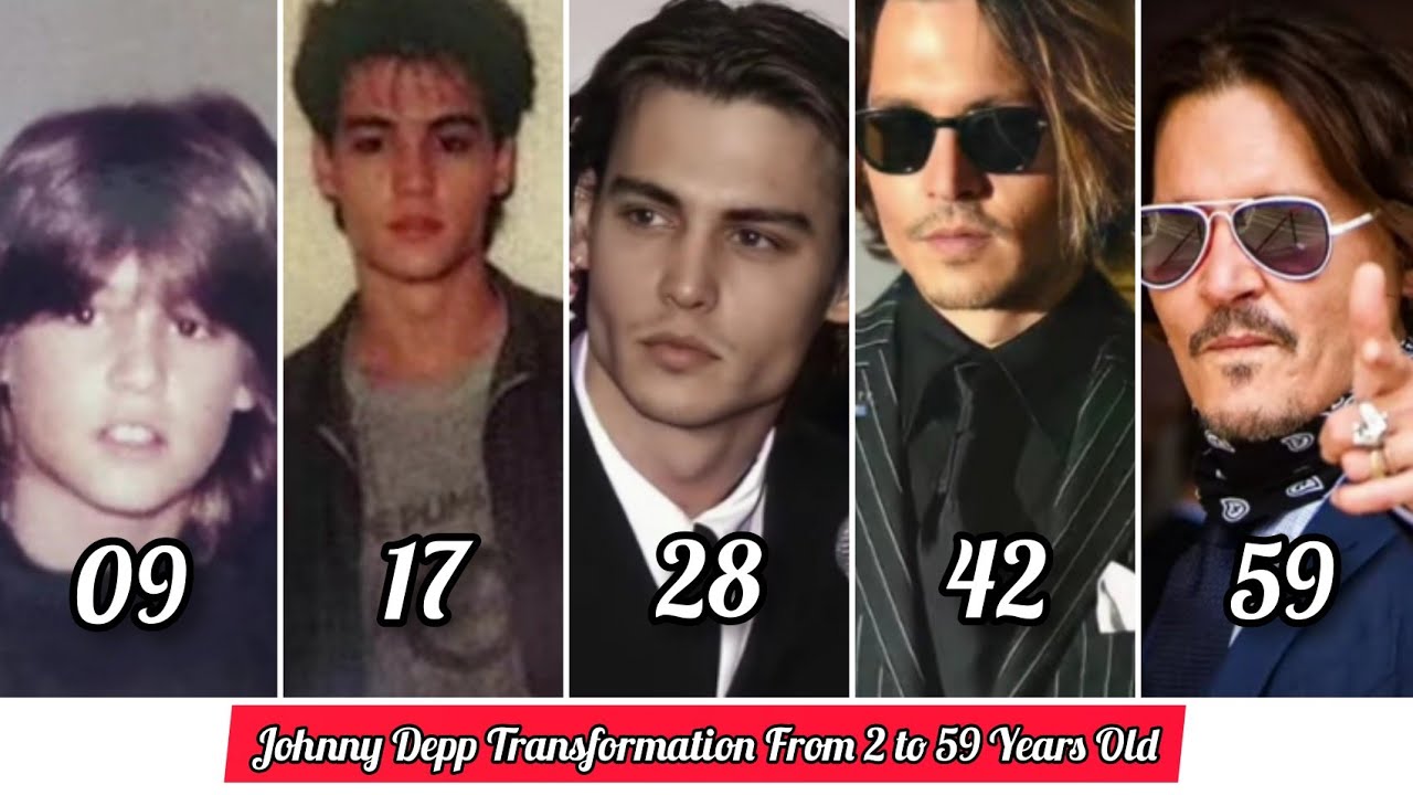 Johnny Depp Transformation From 2 to 59 Years Old . - YouTube