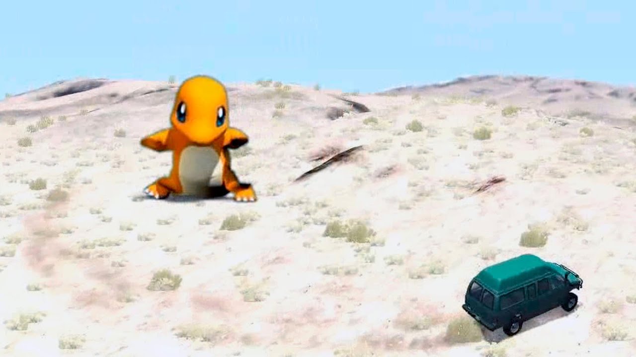 Pokémon Charmander VS Car | BeamNG drive - YouTube