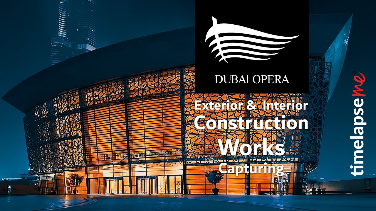Dubai Opera Construction Time-Lapse - Exterior & Interior - YouTube