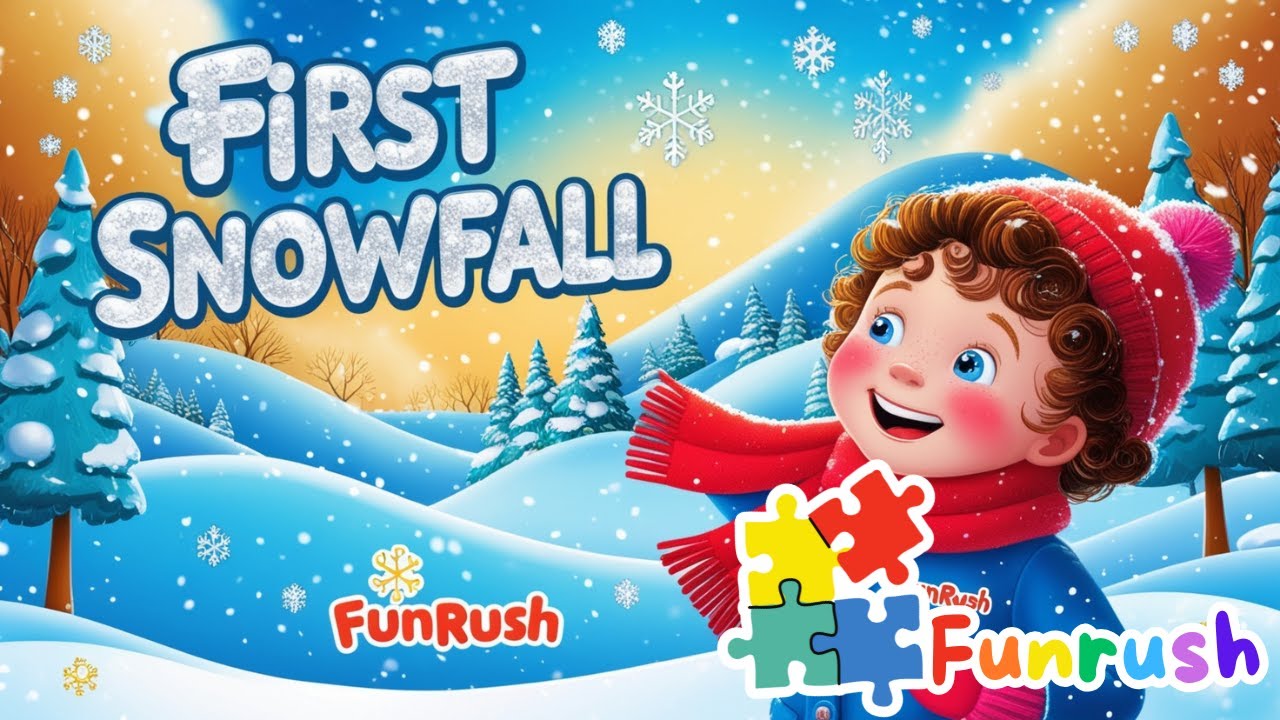 First Snowfall Song ️ 🎶🎄| Funrush Nursery Rhymes & Kids Songs - YouTube