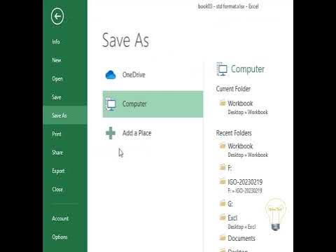 Binary File Format MS Excel Quick Tips - YouTube