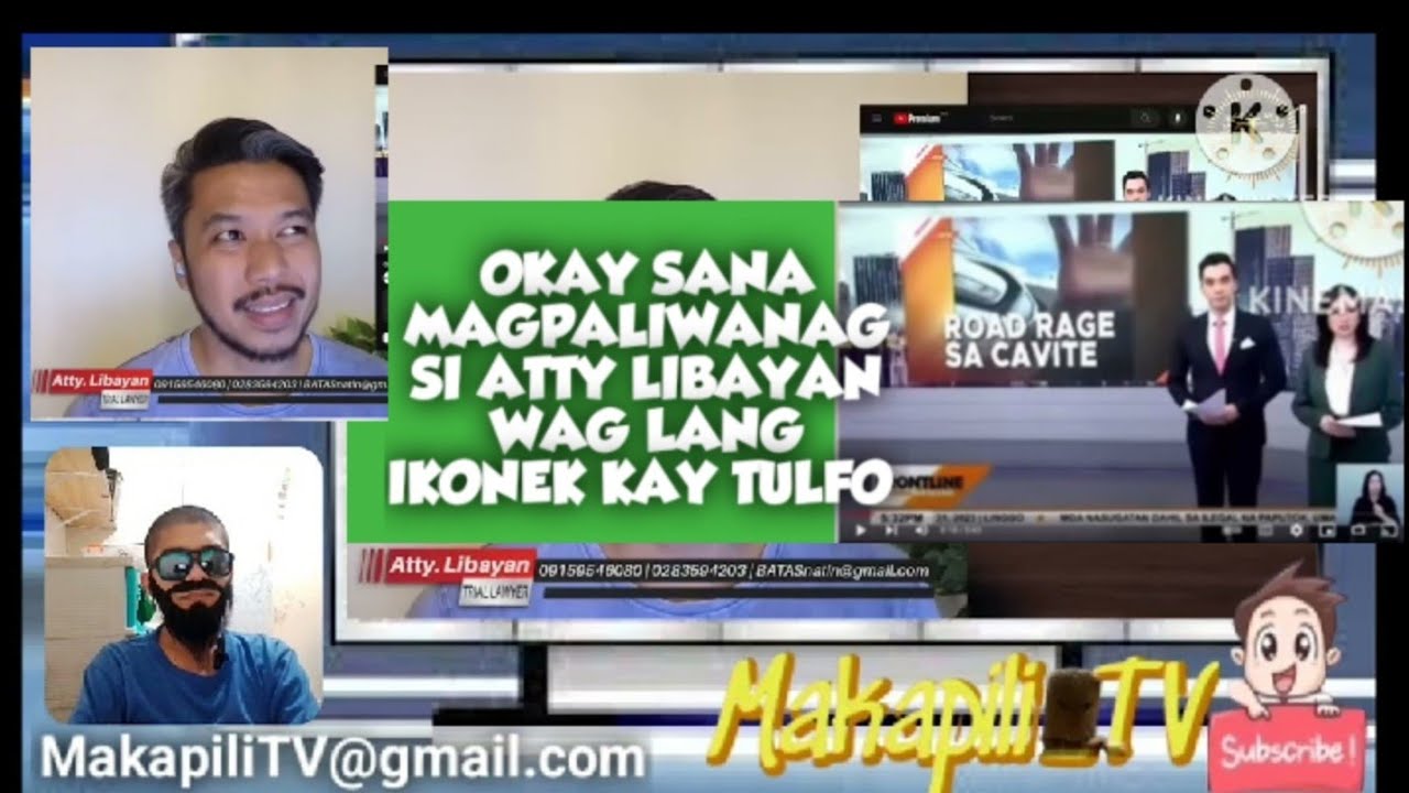 ATTY LIBAYAN MAGALING SANA MAGPALIWANAG WAG LANG I KONEK SA MGA TULFO ...