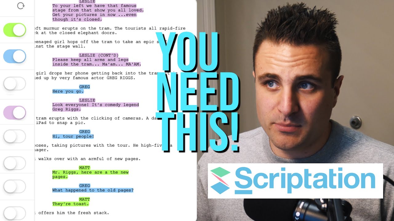Annotate & Sync Scripts!! Scriptation on iPad & iPhone Review - YouTube