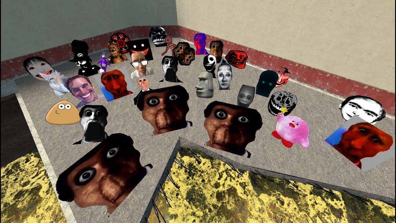 ALL FULL NICO'S NEXTBOT, 2D NEXTBOTS, OBUNGA NETBOT NEW UPDATE In Garry ...