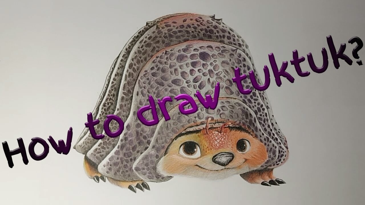 How to draw tuk tuk || Raya and The Last Dragon - YouTube