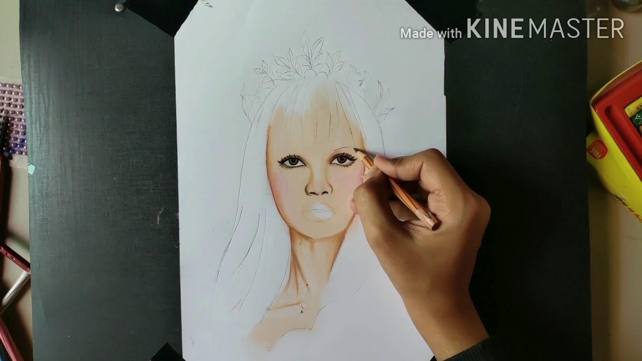 how to draw BLACKPINK lisa || princess lisa || sketch of lisa || - YouTube