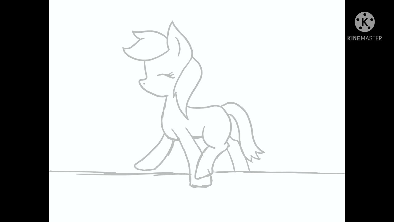 Pony Walk Cycle Animation - YouTube