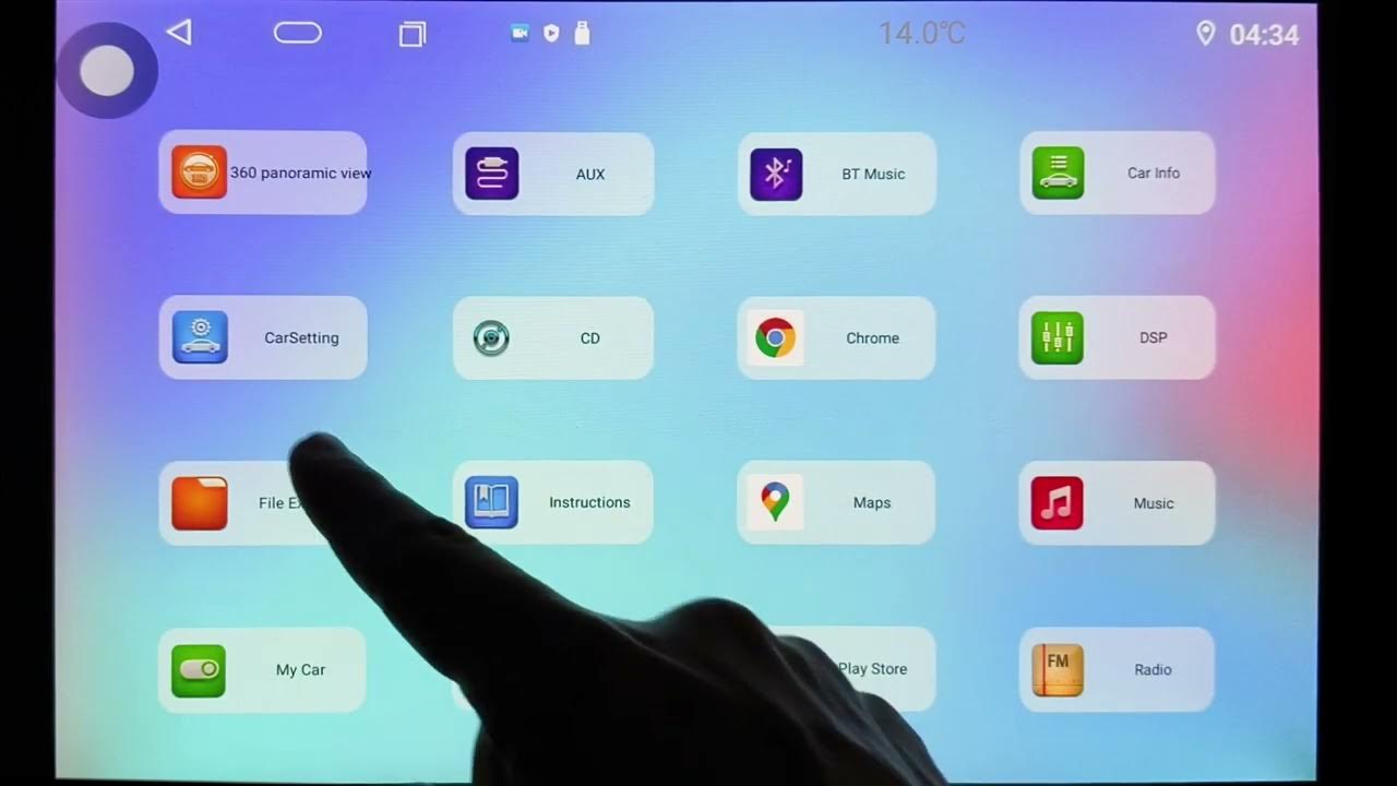 中華Androidナビ Car Radio, Head Unit K4811 のファームウエア更新 - YouTube
