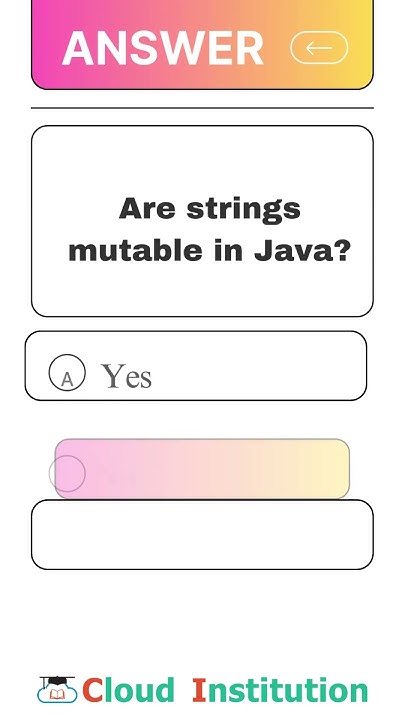 Java Interview Question | Strings - YouTube