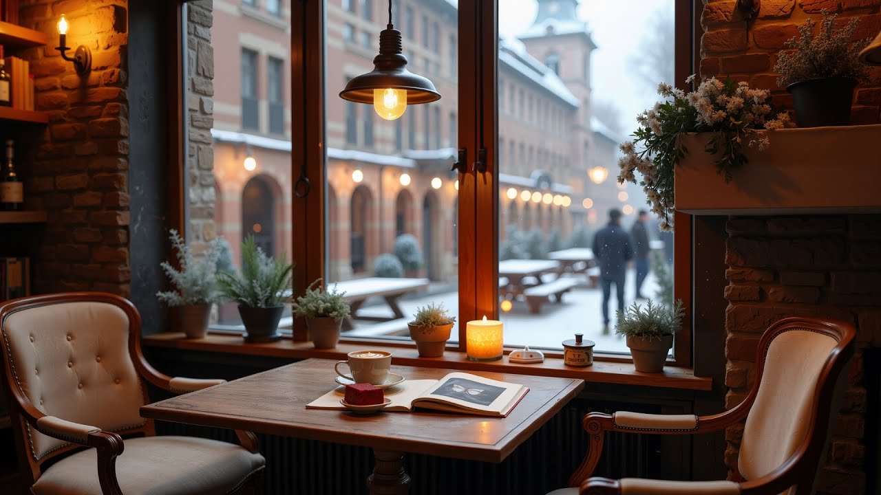 ☕ Relaxing Spring Jazz Piano – Cozy Coffee Shop Ambience for Work ...