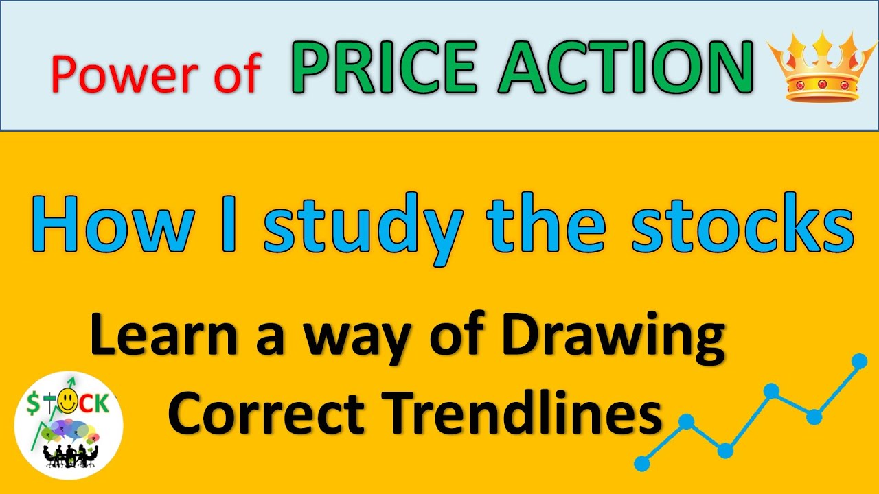 How to draw Trend line | How I analyse the stocks | PRICE ACTION - YouTube