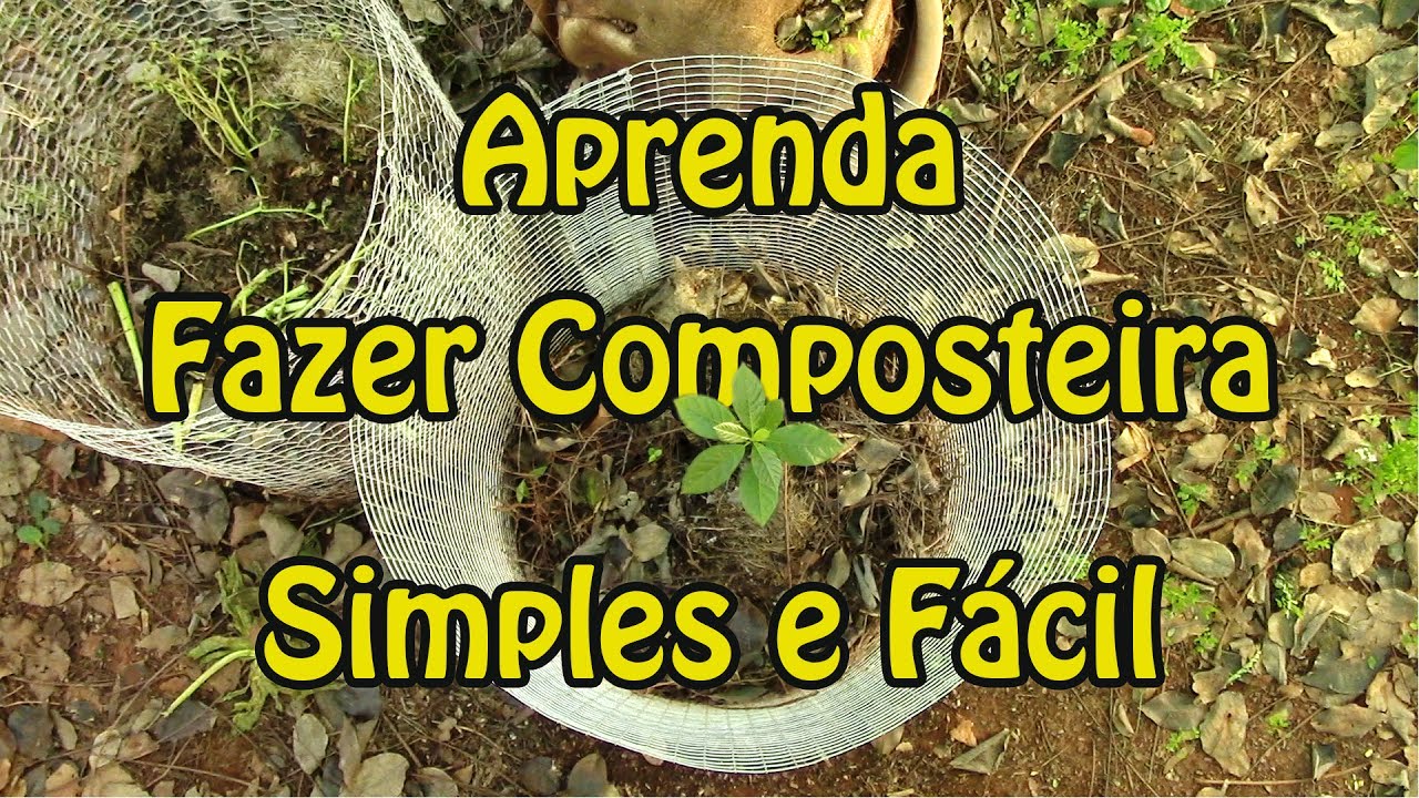 Como Fazer Composteira - Simples e Fácil - YouTube