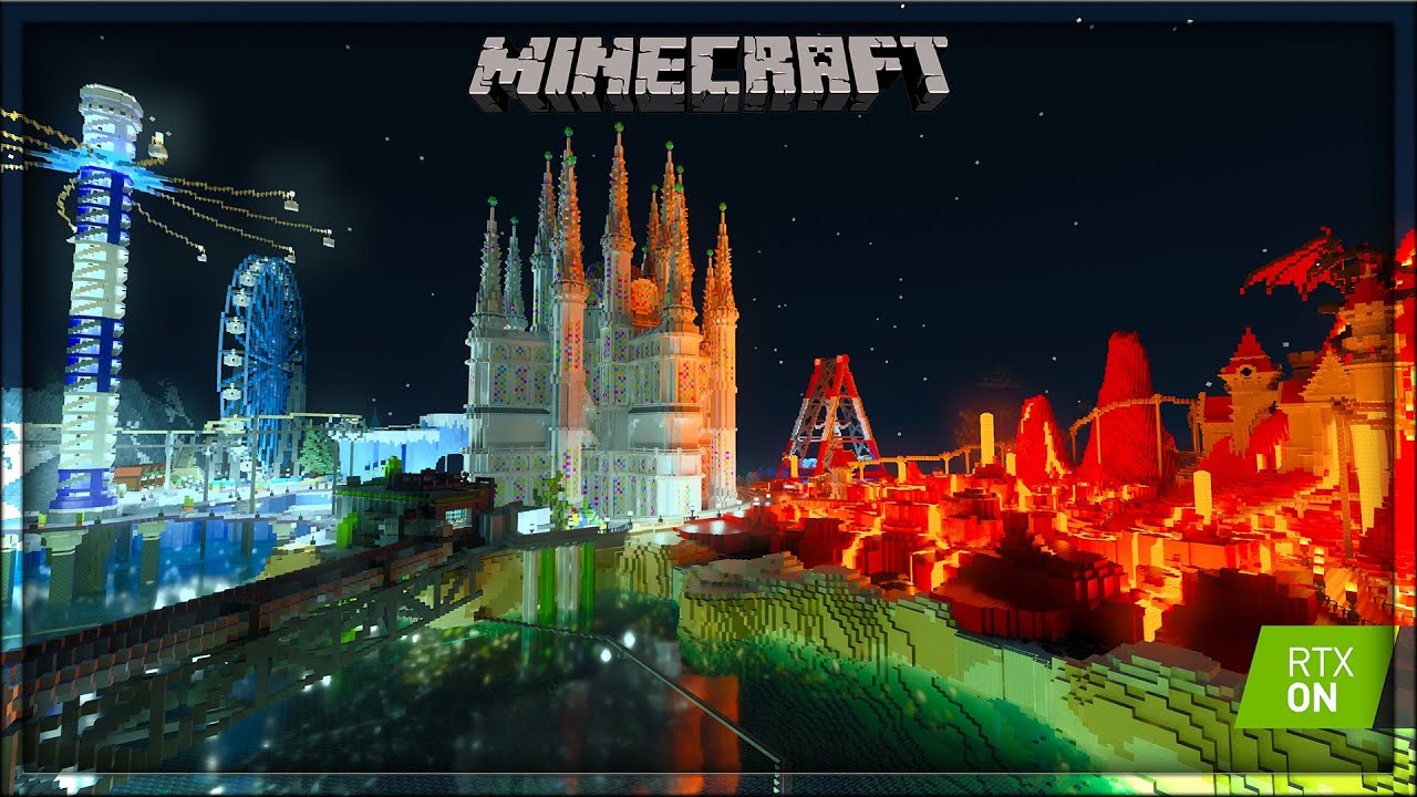 Minecraft: RAY TRACING IN ACTION | On & Off Comparison (How to get RTX ...