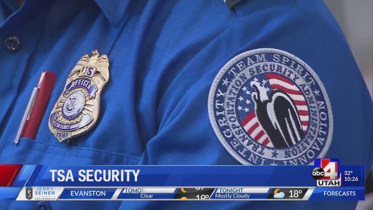 TSA agents keep working at Salt lake International - YouTube