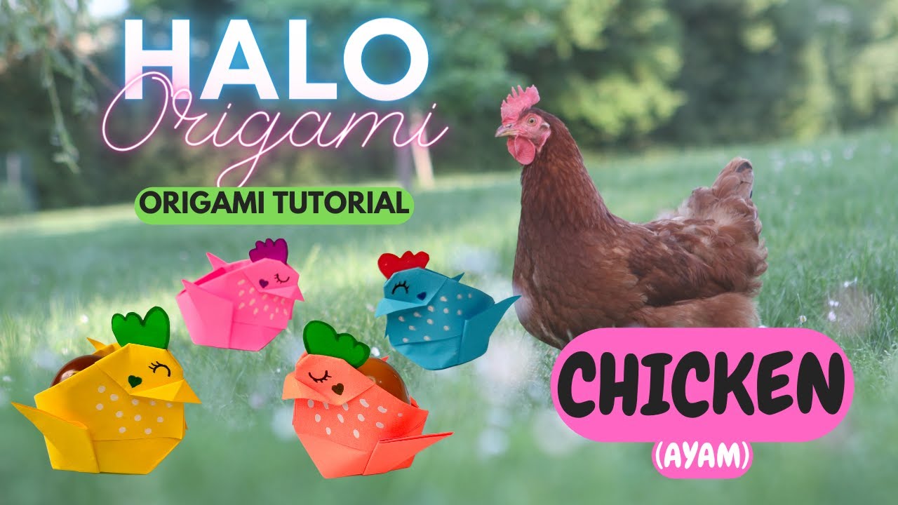 Origami CHICKEN Tutorial | How to make CHICKEN Origami - YouTube