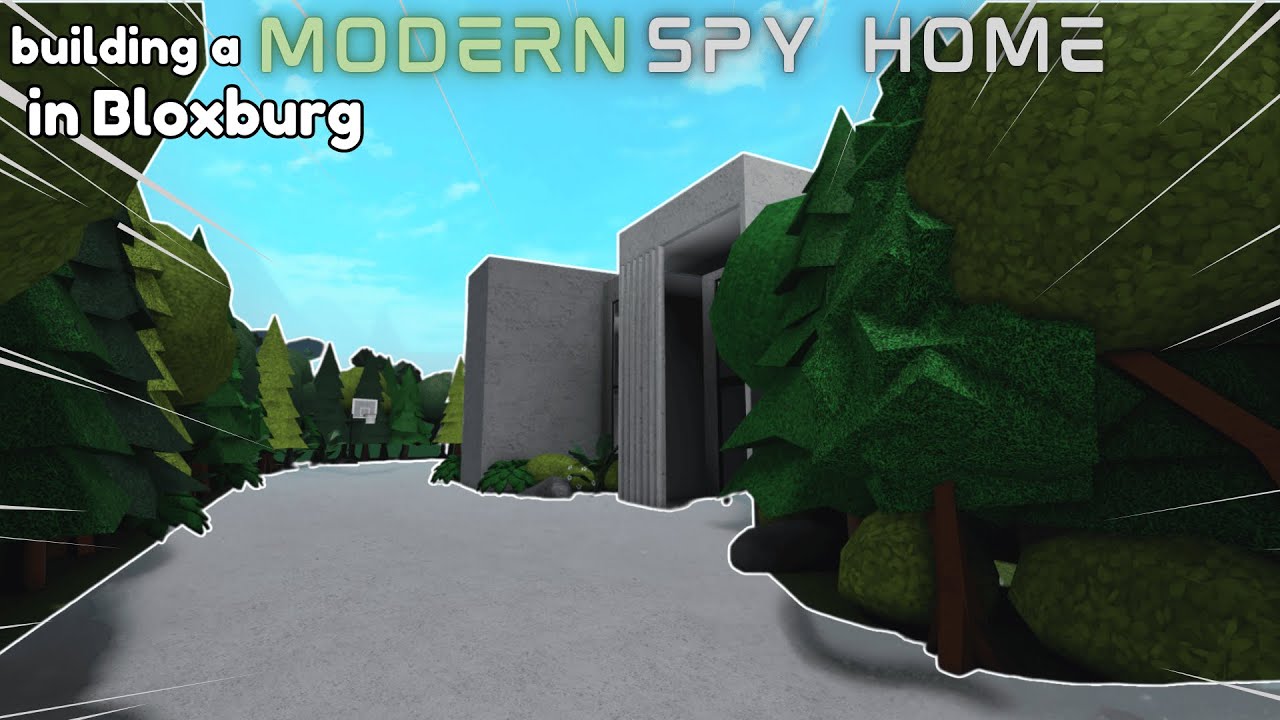 Building a MODERN *Spy House* in Bloxburg - YouTube