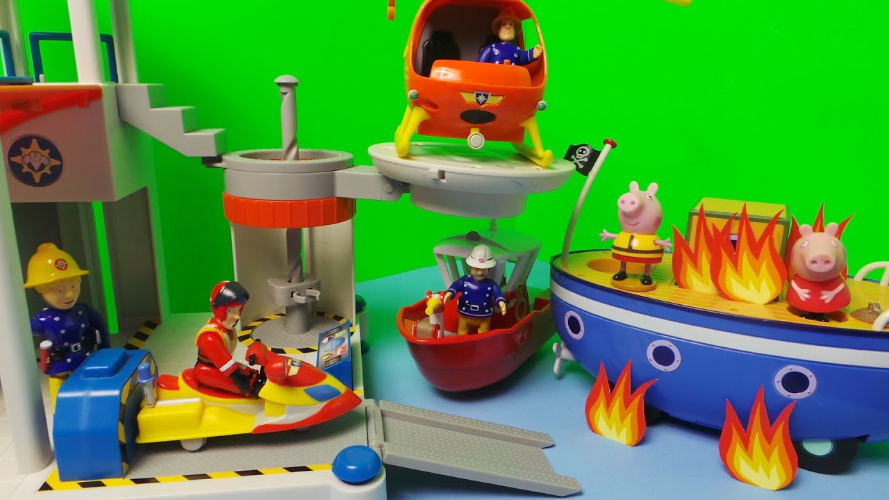 Fireman Sam Ocean Rescue Episode Peppa Pig Needs Help, FEUERWEHRMANN ...