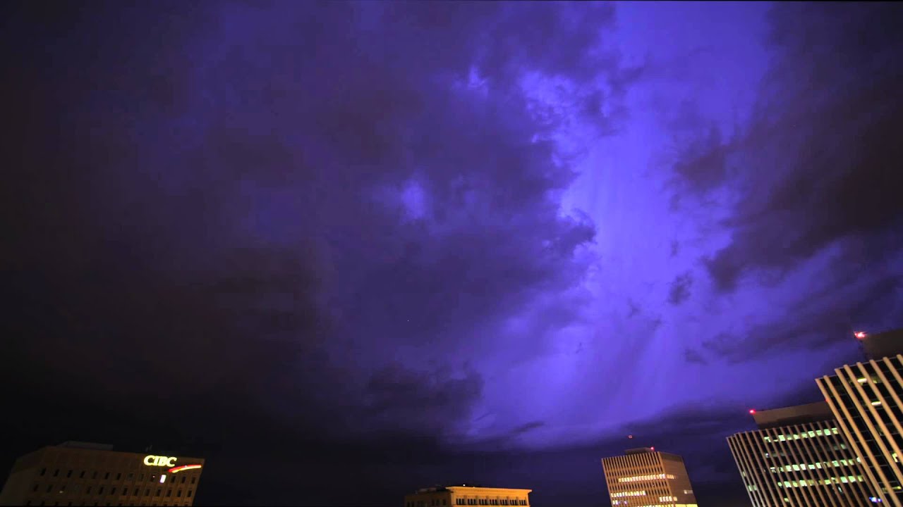 Lightning Storm over Downtown Saskatoon Time-lapse Aug 15 2011 - YouTube