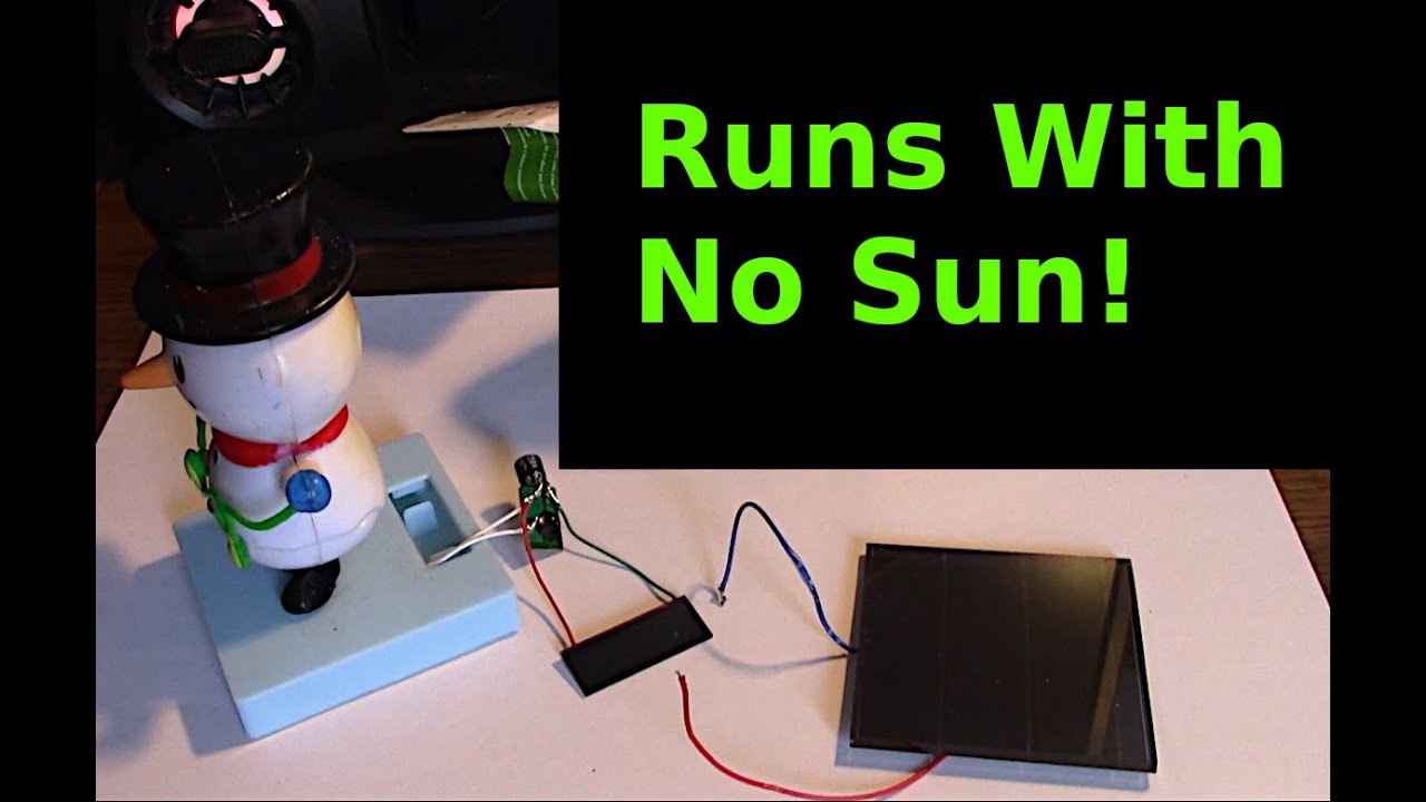 Making A Solar Rocker Run In ANY Light (Easy DIY) - YouTube