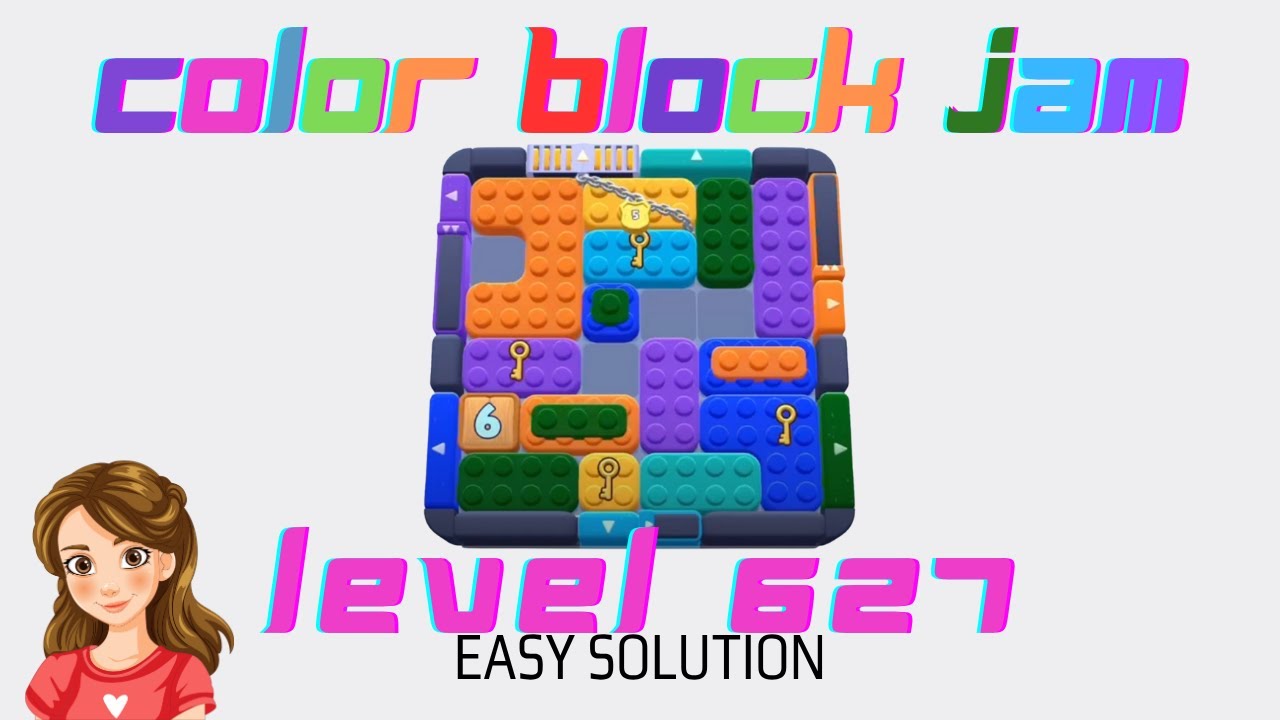 Color Block Jam Level 627 Easy Solution Walkthrough - YouTube