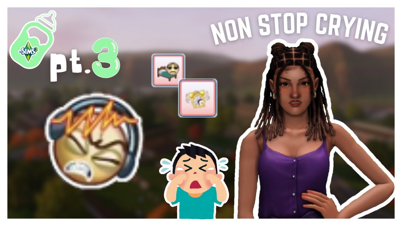Non Stop Crying + Glitching = CHAOS | Sims 3 100 Baby Challenge - YouTube