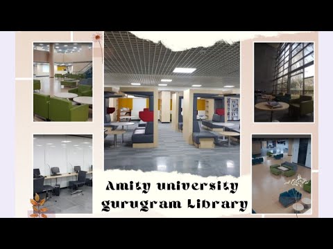 Amity University Gurgaon Library Tour Vlog | Amity University Gurgaon ...