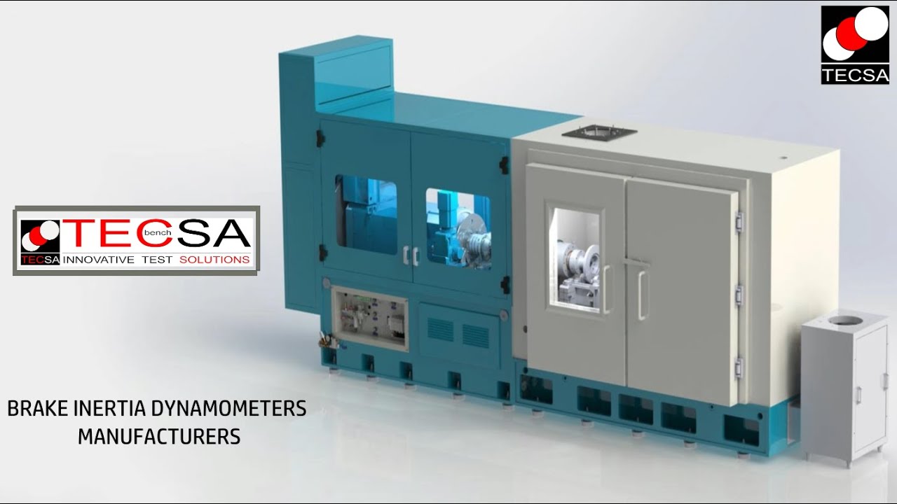 Brake inertia dynamometers manufacturers - TecSA - YouTube