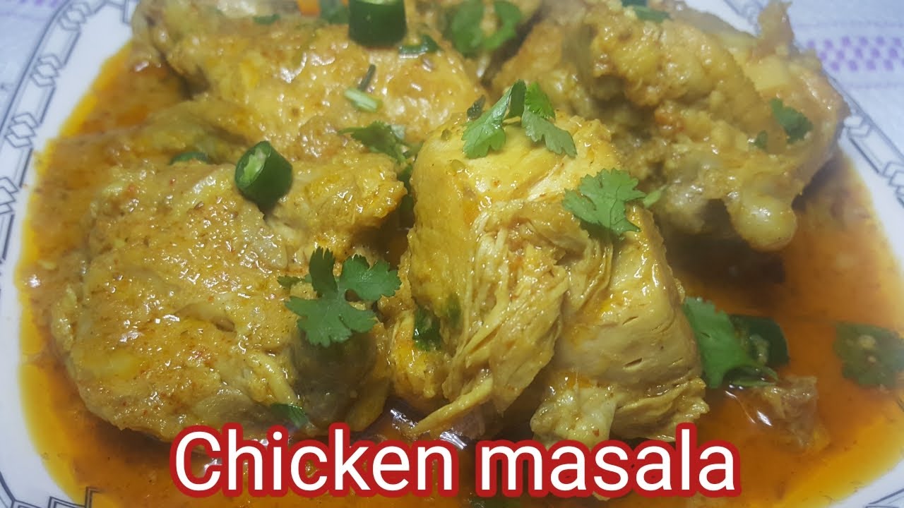 Chicken masala recipe/Tasty chicken gravy recipe/Khush zaiqa pakwan KZP ...
