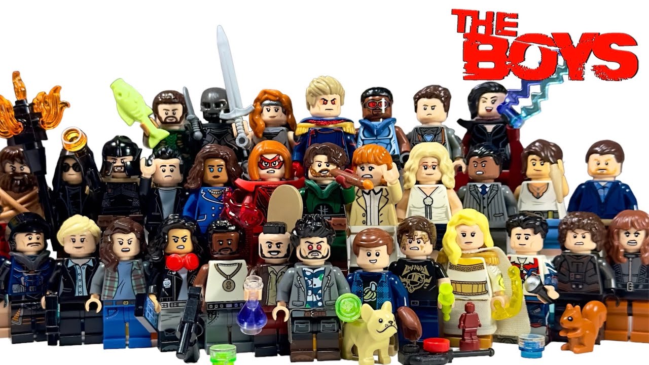 LEGO The Boys Season 1, 2, 3 All Characters & How To Build Them! - YouTube
