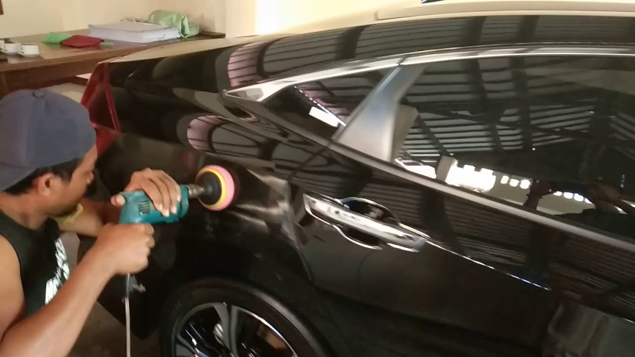 Proses coating nano ceramic mobil wakil bupati bojonegoro(1) - YouTube