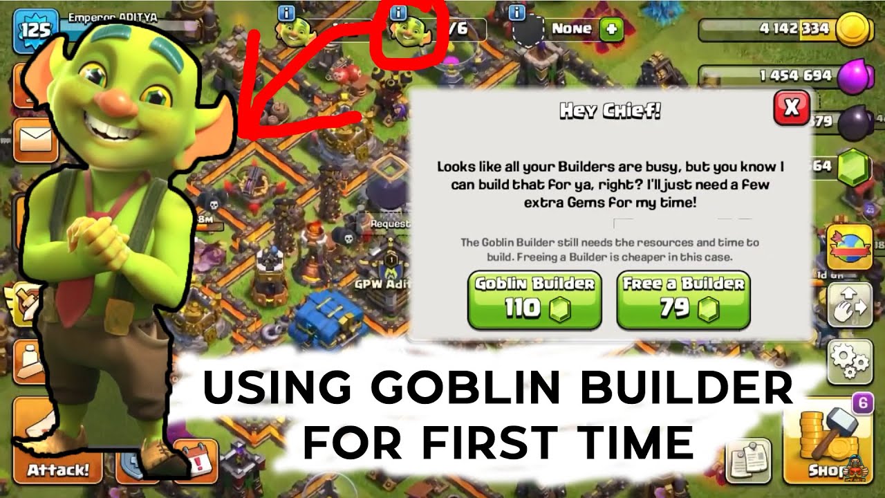 I used a Goblin Builder to upgrade Town Hall 12 | Updates on the Base ...