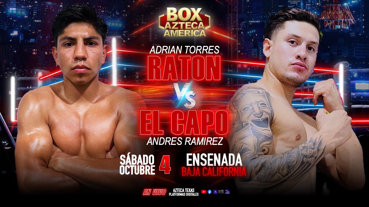 Box | Adrian "Raton" Torres vs Andres Ramirez | 10-04-2025 - YouTube