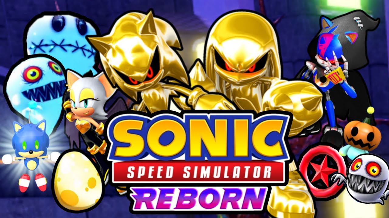 NEW GOLD FAKE SKINS и ХЕЛЛОУИНСКОЕ ОБНОВЛЕНИЕ 🍿🎃 | Sonic Speed ...