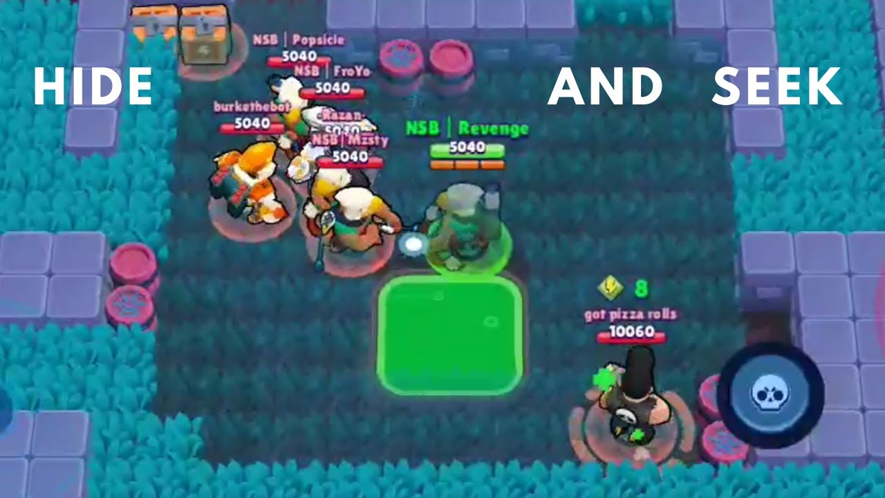 Hide And Seek! Fun Brawl Stars Mini Game - YouTube
