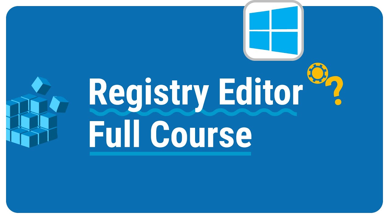 Learn Registry Editor in 20 Minutes – Windows Tutorial - YouTube