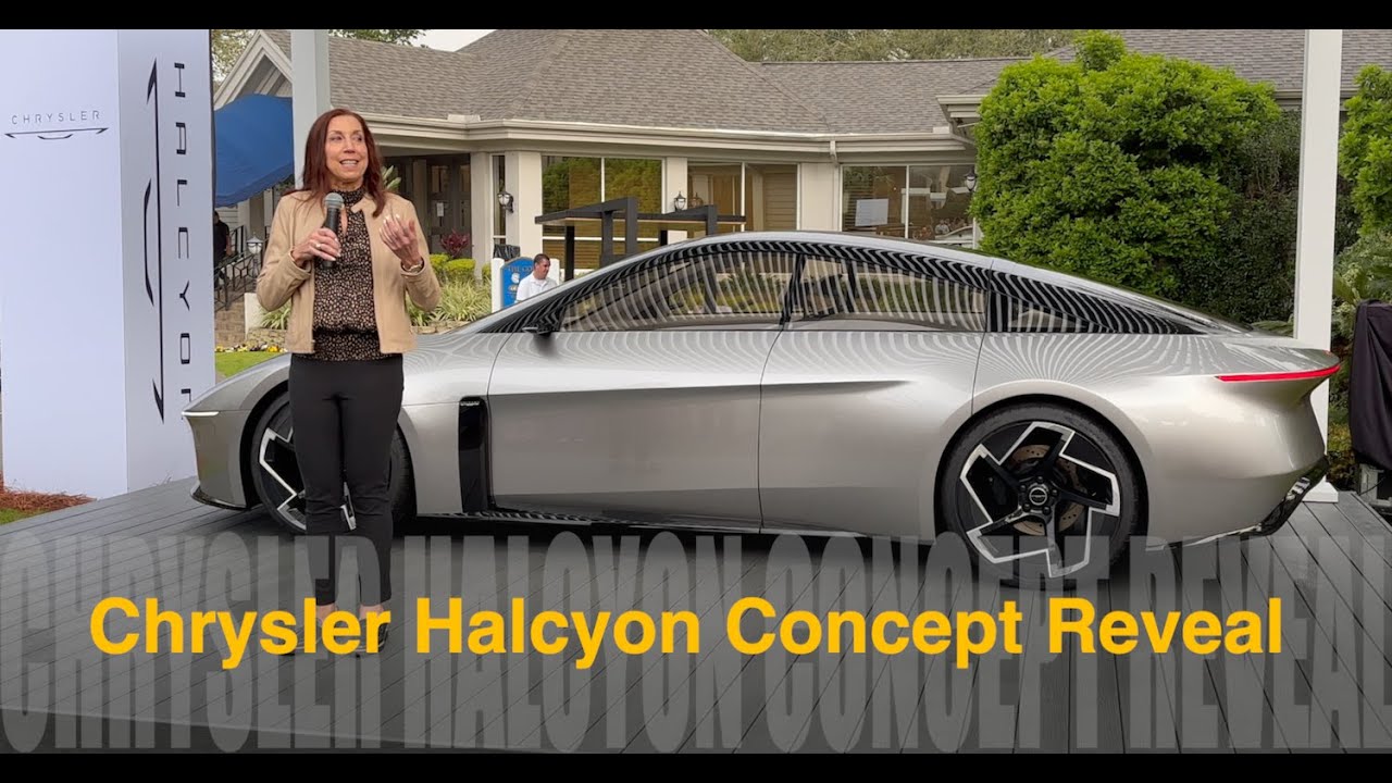 REVEALED! Chrysler Halcyon Concept with Chrysler CEO Christine Feuell # ...
