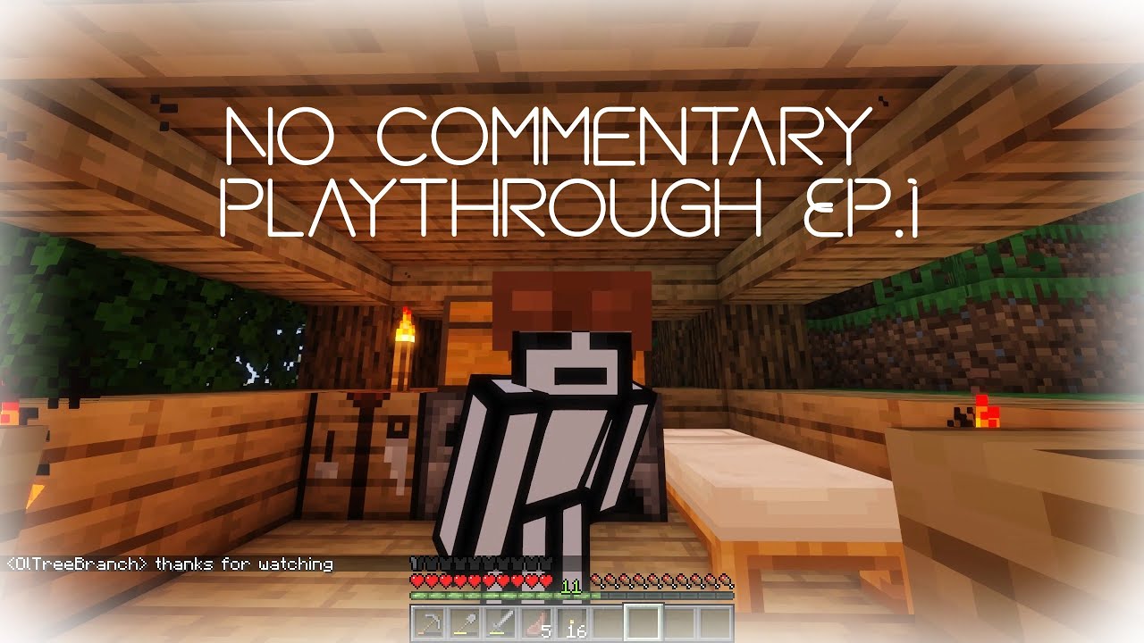 Minecraft No Commentary Playthrough EP.1 (With Music & Ambient Sounds ...