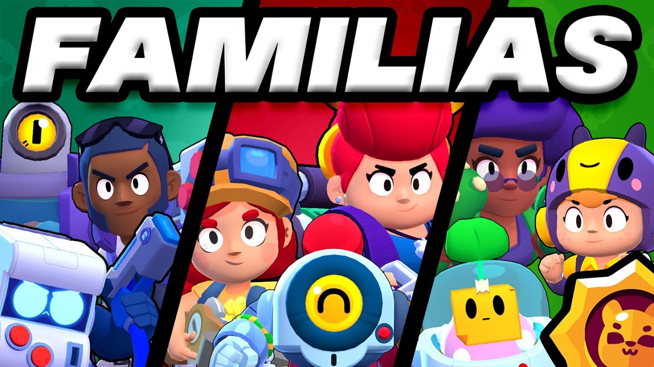 Todas las FAMILIAS *Oficiales* en BRAWL STARS 2020 - YouTube
