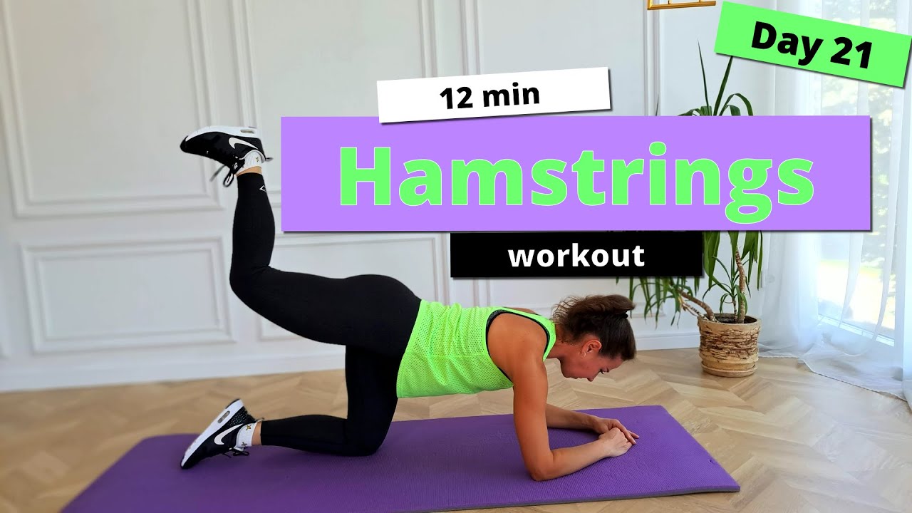 10 MIN GLUTE WORKOUT & Hamstrings - YouTube
