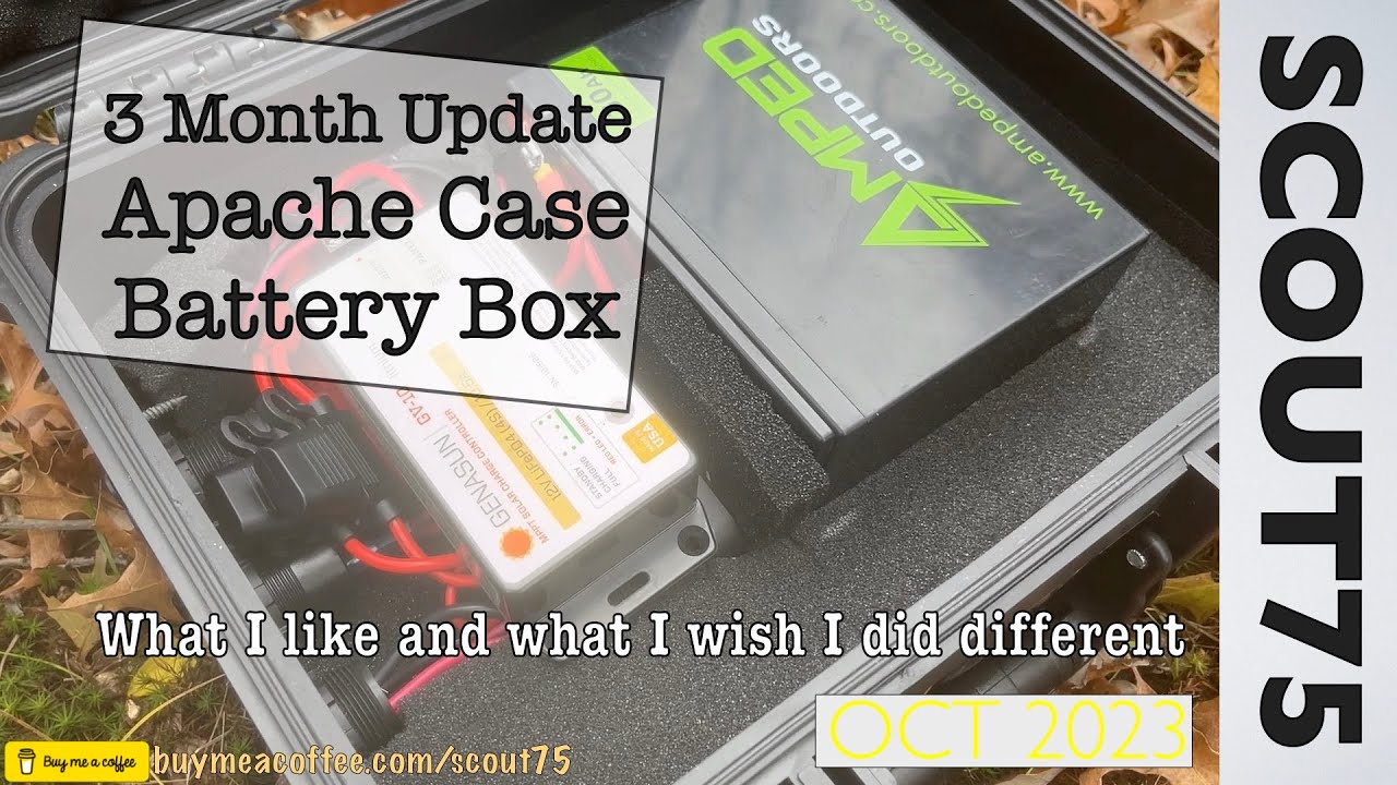 Apache Case Battery Box After 3 Months - YouTube