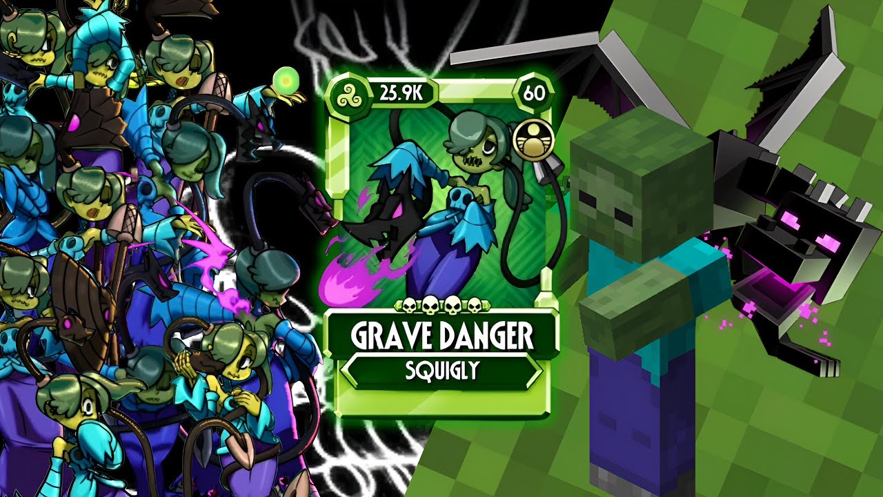 [Skullgirls Mobile] SQUIGLY - GRAVE DANGER Gameplay (Pixels & Orbs) (6. ...