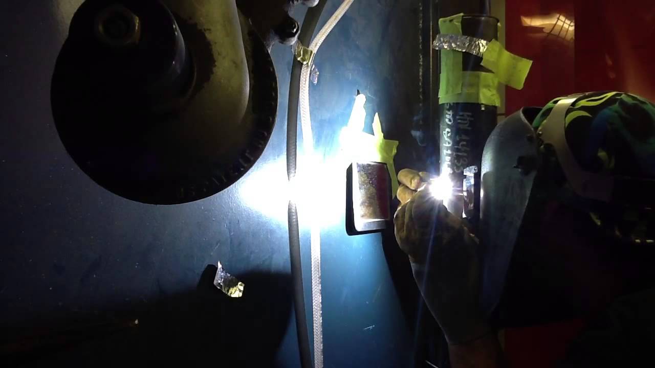 SS Pipewelding (using a mirror) UA welder - YouTube