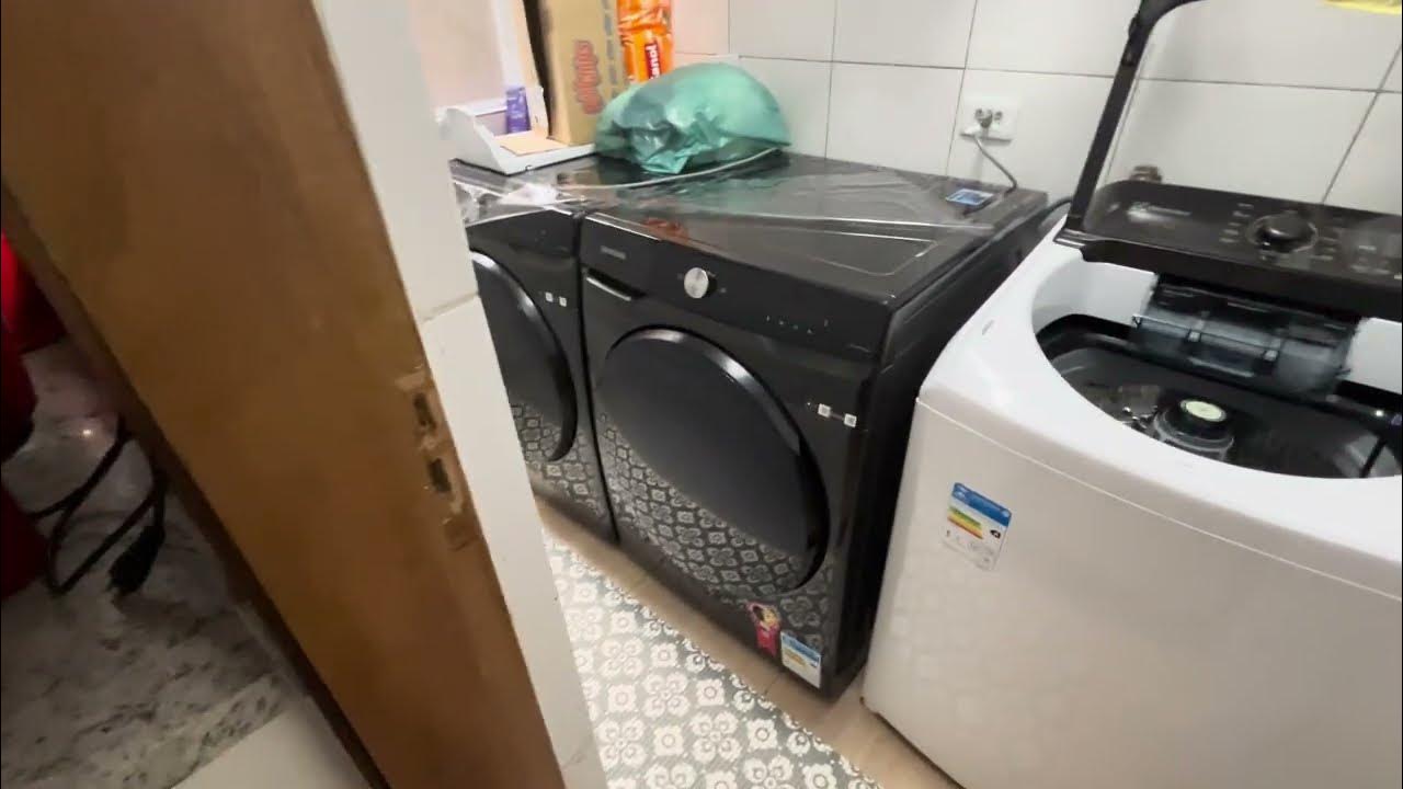 Review Lava & Seca Samsung Smart 18kg "10Kg de Secagem" (WD18T6500) - YouTube