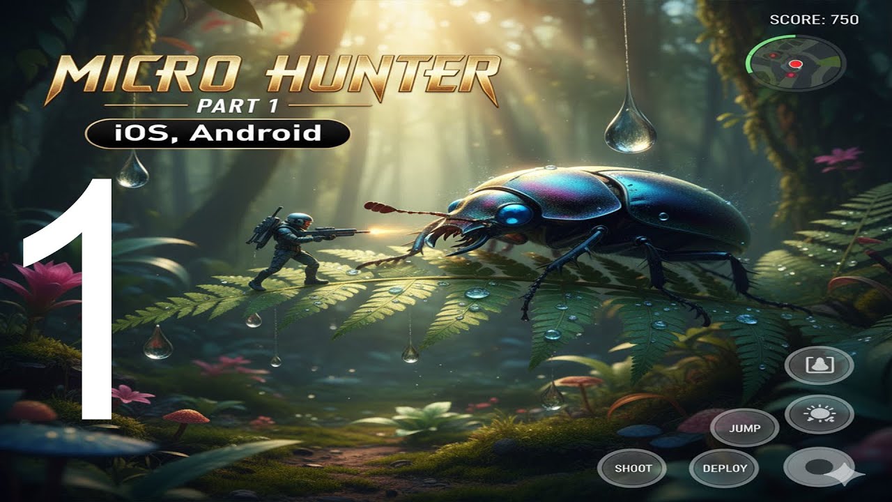 Micro Hunter Gameplay Part 1 - (iOS, Android) - YouTube