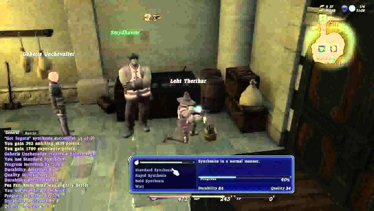 FF14 Blacksmithing - YouTube