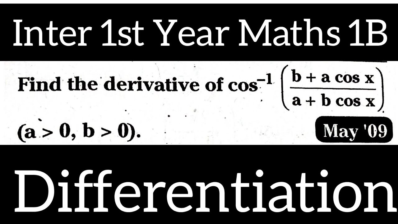 Inter 1st Year Maths 1B@maths naresh eclass - YouTube