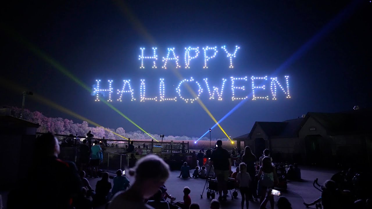 Holiday World Halloween 2025 | Firefly Drone Shows - YouTube