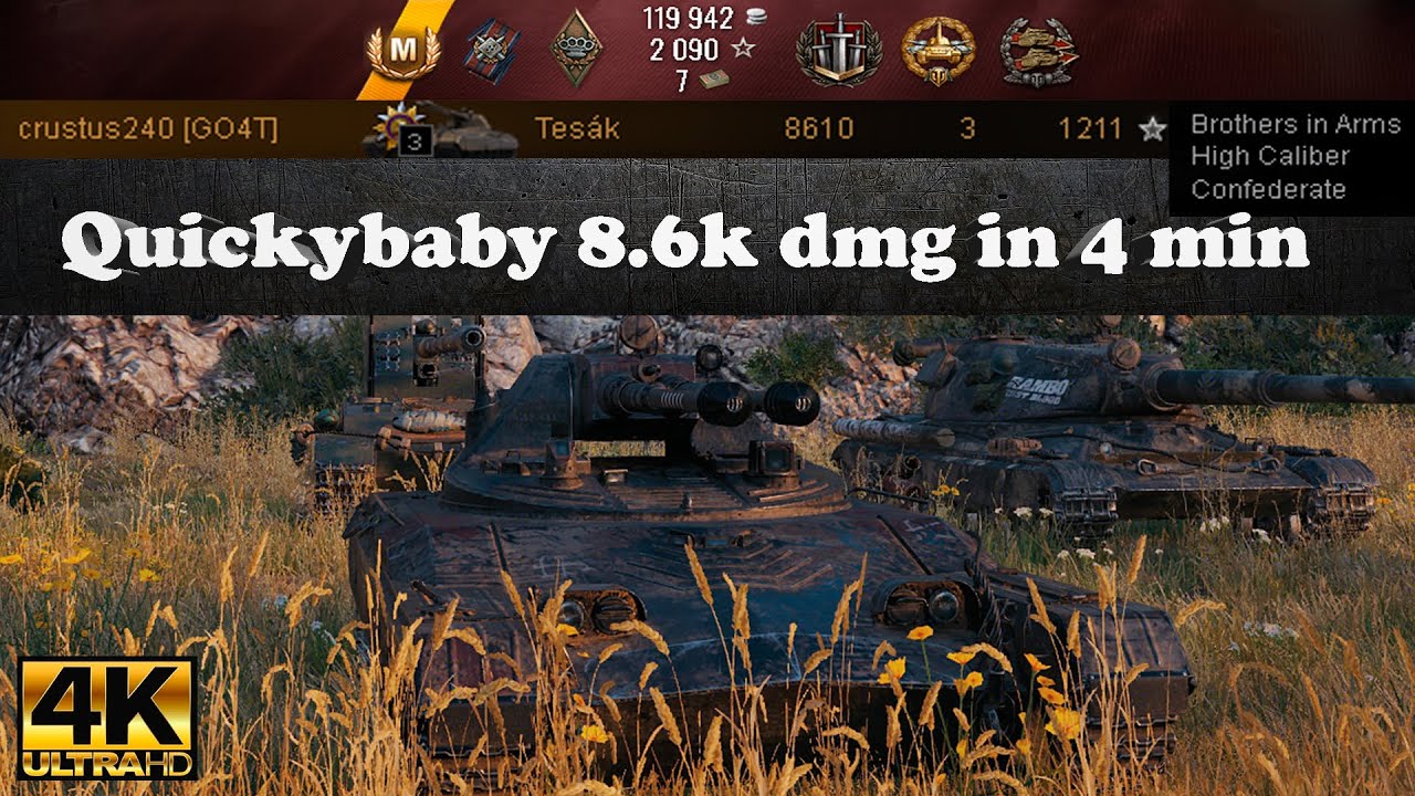 Vz. 71 Tesák | QuickyBaby 8.6K Damage in 4 Min, 3 Kills, 1211 XP, Ultra ...